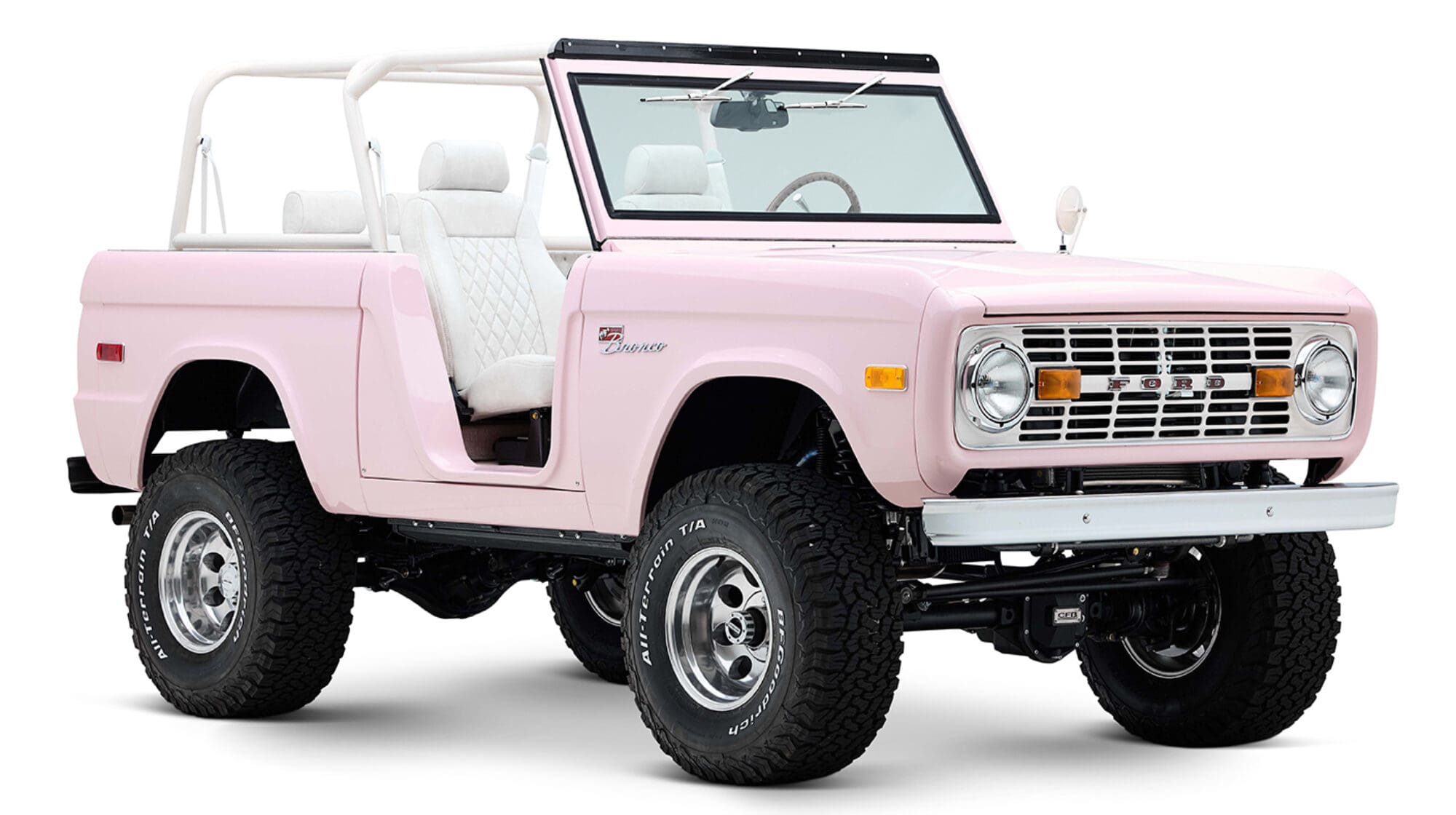 1966 Pink Ford Bronco | 1966 Classic Ford Bronco - Strawberry Moon ...